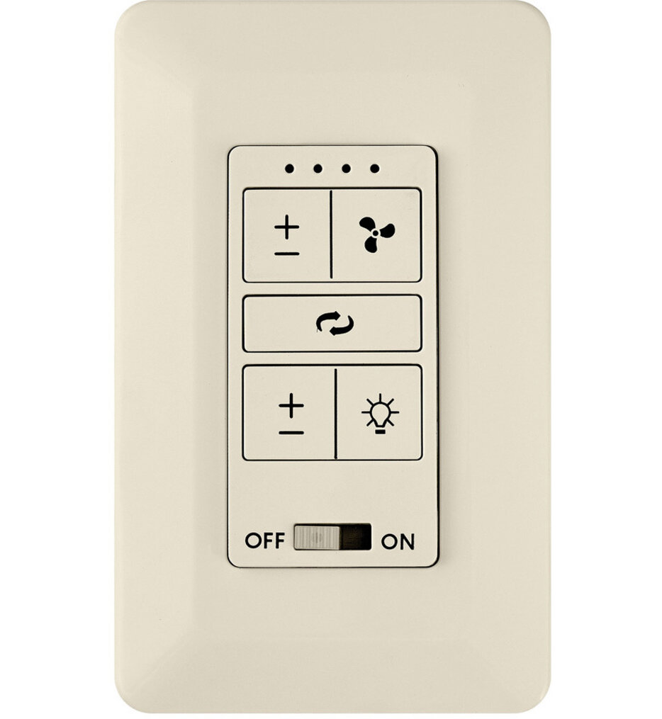 Hinkley Lighting - 980008FAL - Wall Contol 4 Speed Dual Slide | Lamps.com