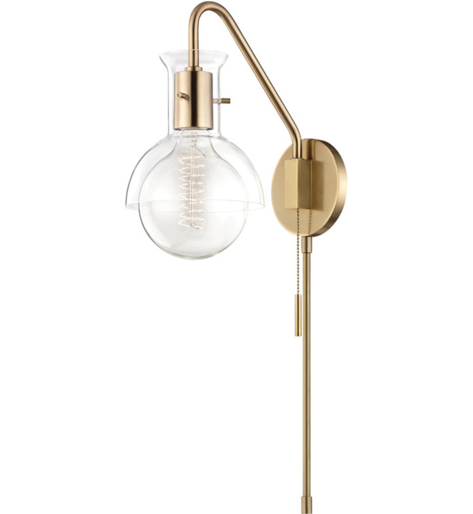 Mitzi - Riley 11.75" Wall Sconce | Lamps.com