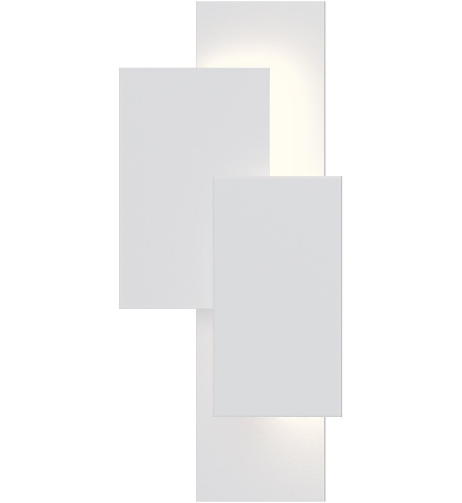 Sonneman - Offset Panels 20.75" Wall Sconce | Lamps.com
