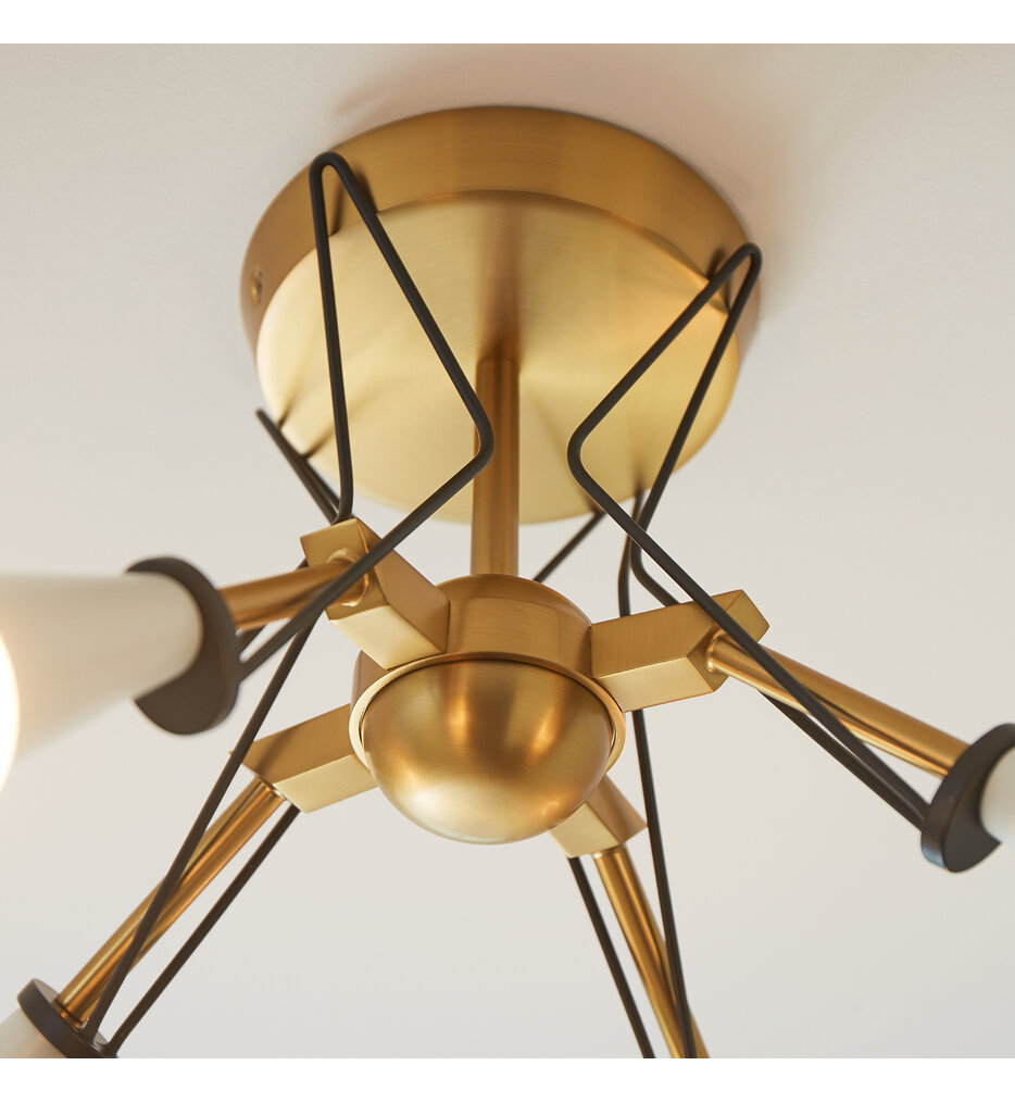 Visual Comfort Studio - EF1044MBKBBS - ED Ellen DeGeneres - Piro 14.75 ...