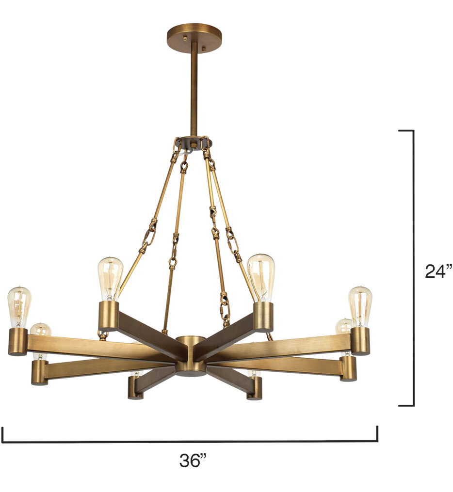 Jamie Young - 5MAN8-CHAB - Manchester 36" Chandelier | Lamps.com