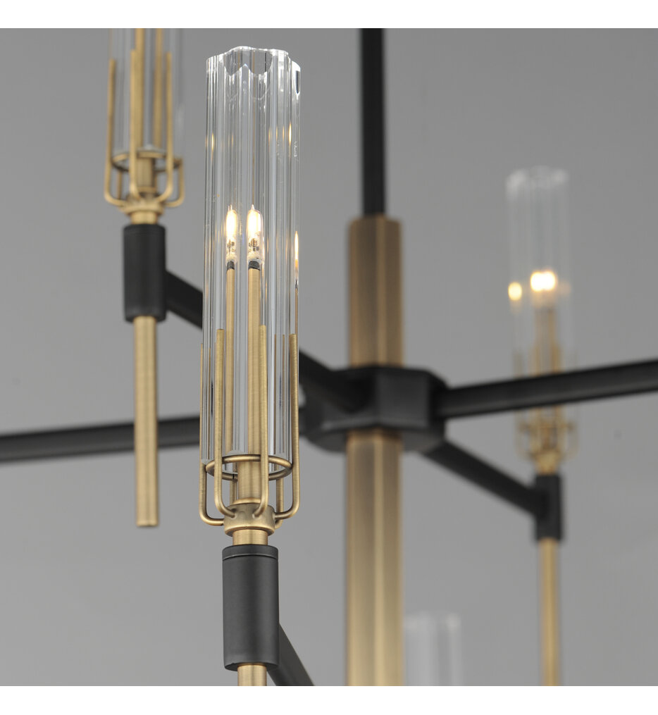 Maxim Lighting - 16129CLBKAB - Flambeau 48" Chandelier | Lamps.com