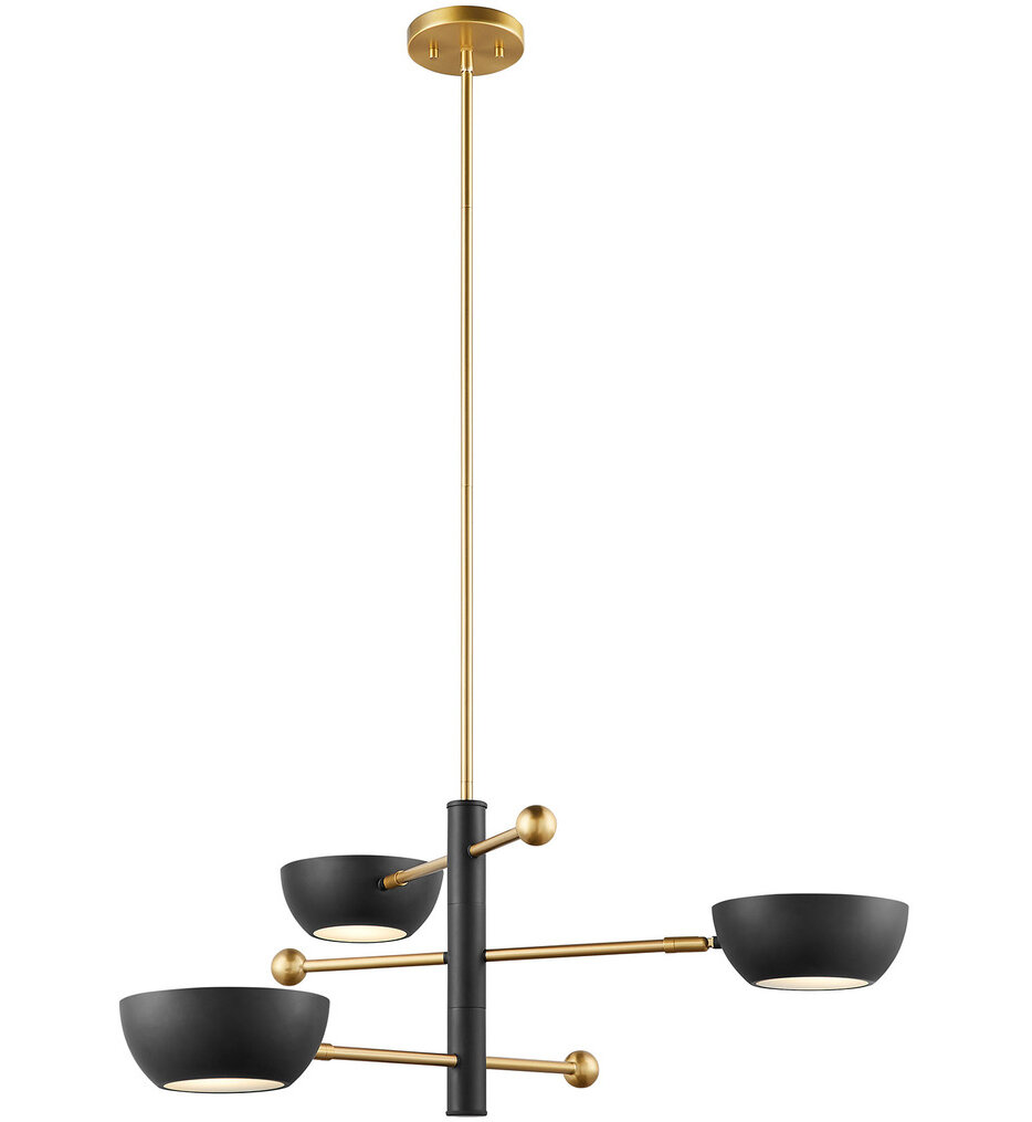 Meridian - Meridian 33.75" Chandelier | Lamps.com