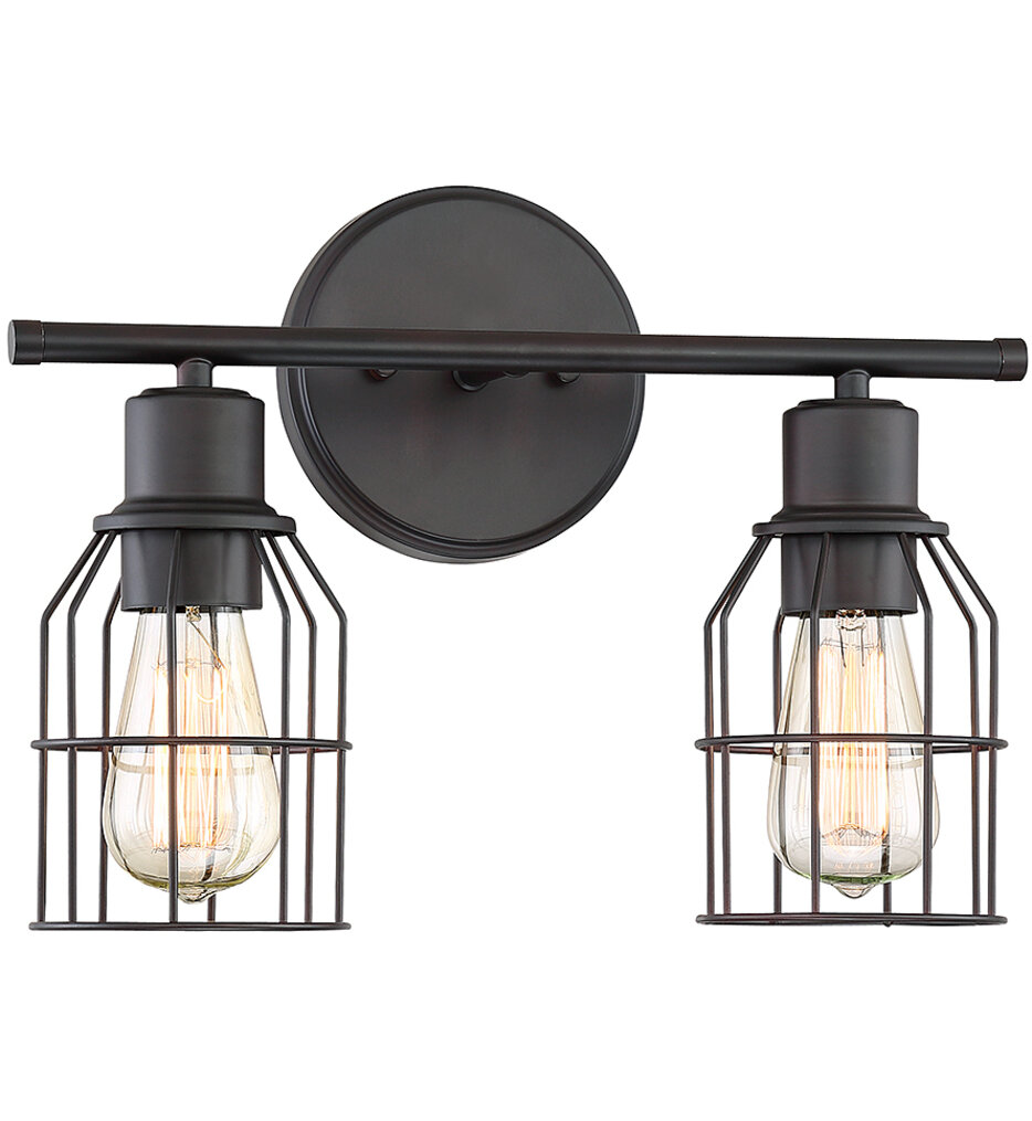 Meridian - M80003ORB - Meridian 15" Bath Vanity Light | Lamps.com