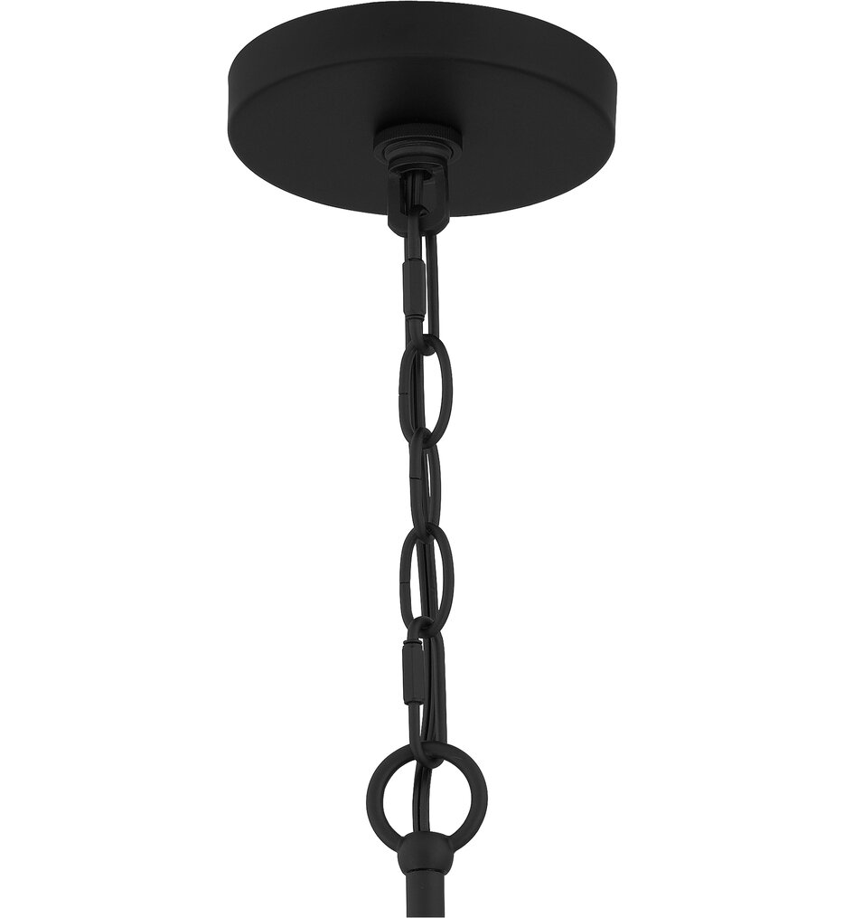 Quoizel - PRC1508MBK - Prescott 8" Mini Pendant | Lamps.com