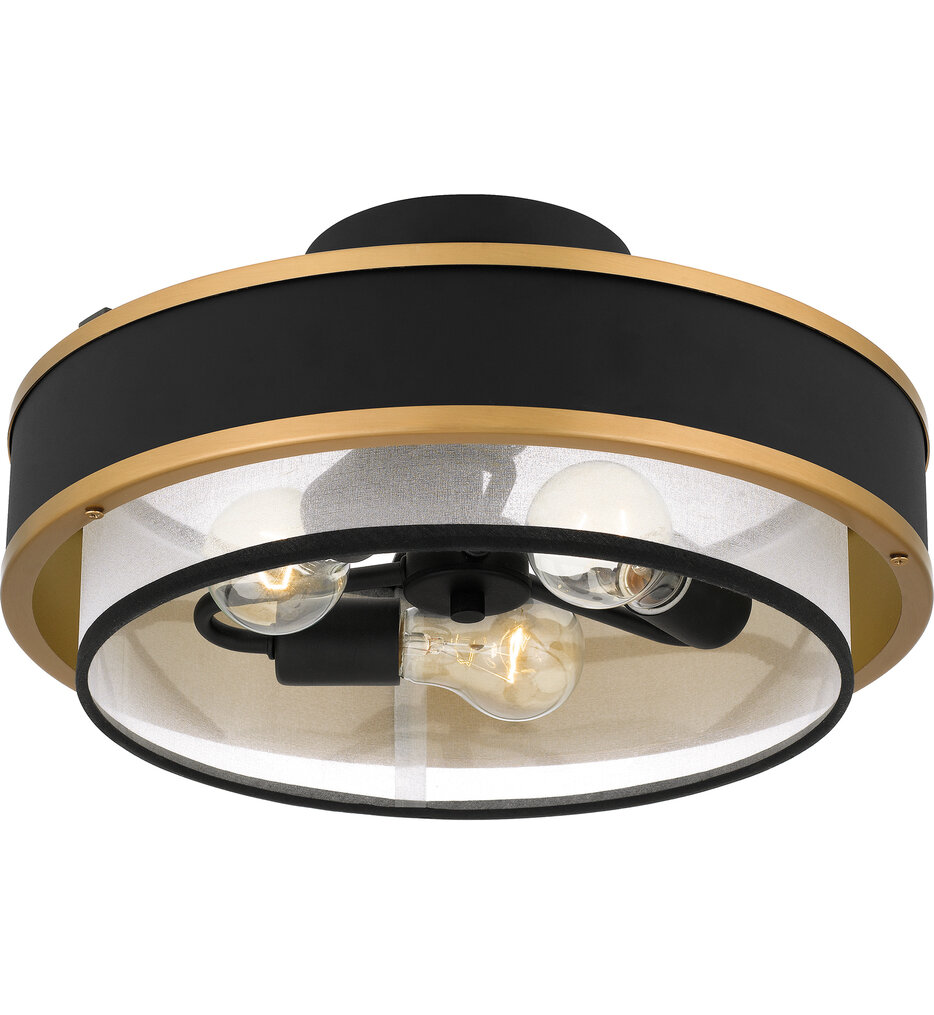 Quoizel - QSF5572EK - Lockwood 14" Semi-Flush Mount | Lamps.com