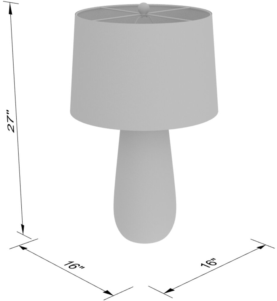 Livabliss - MLR-001 - Mallory 27" Table Lamp | Lamps.com