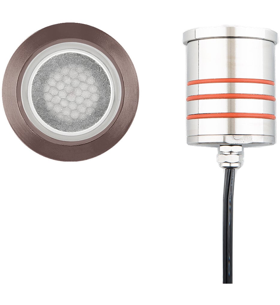 WAC Lighting - LED 2in 12V Square Beveled Top Inground Indicator Light ...