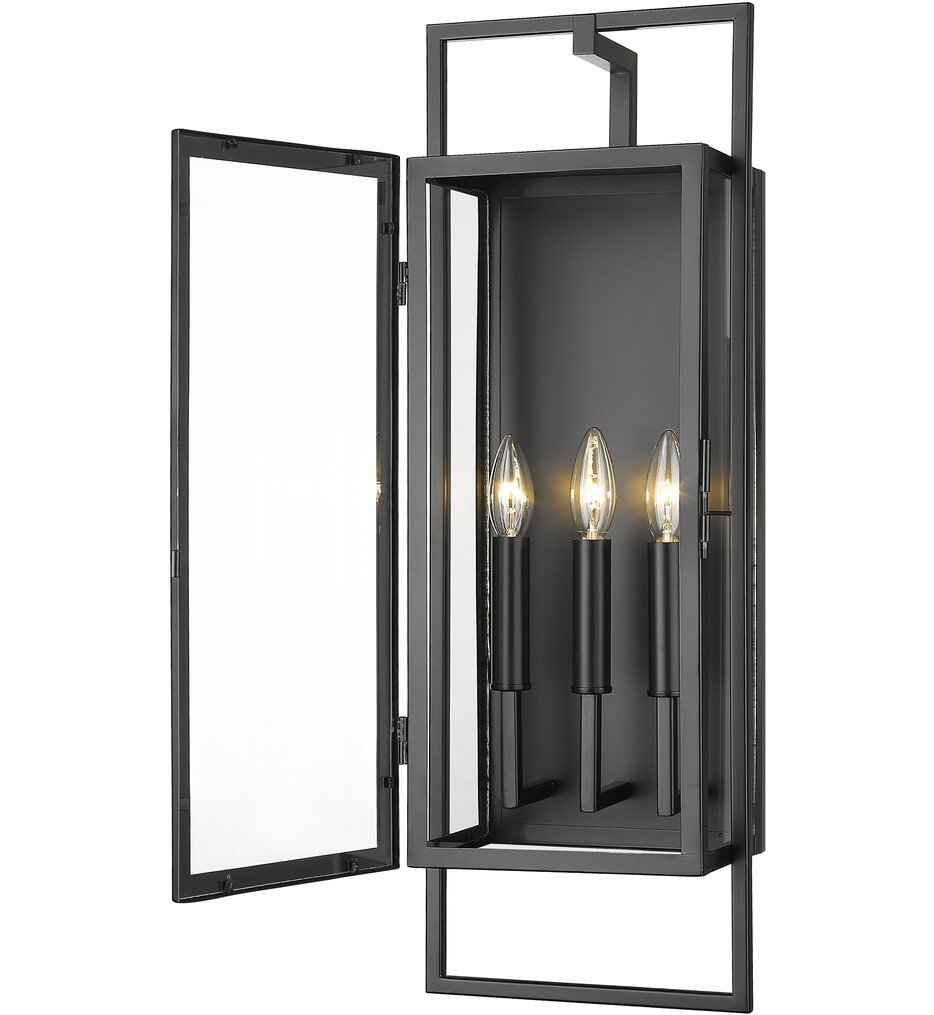 Z-Lite - 598B-BK - Lucian 26.5" Outdoor Wall Sconce | Lamps.com